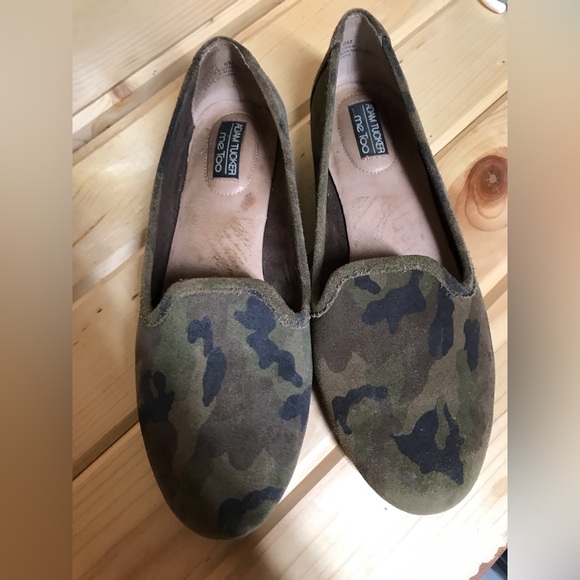 me too | Shoes | Me Too Brand Slip On Camouflage Flats | Poshmark